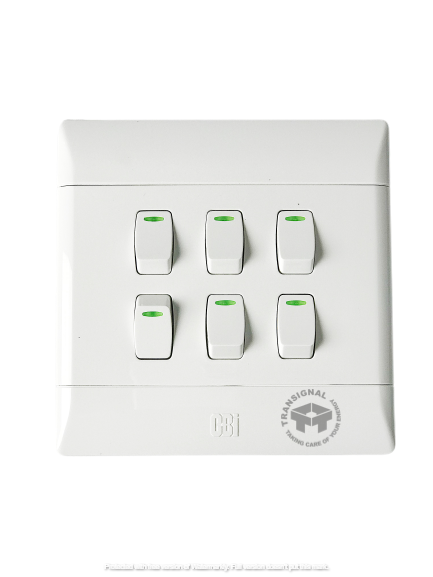 CBI 4X4 Socket 6 Lever Switch – Transignal