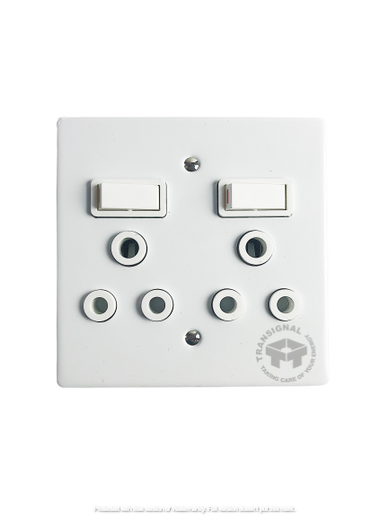Crabtree 4X4 Double Socket Complete – Transignal